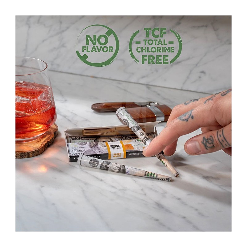 Benny Dollar Cones with 3 Empire Rolling units 💵