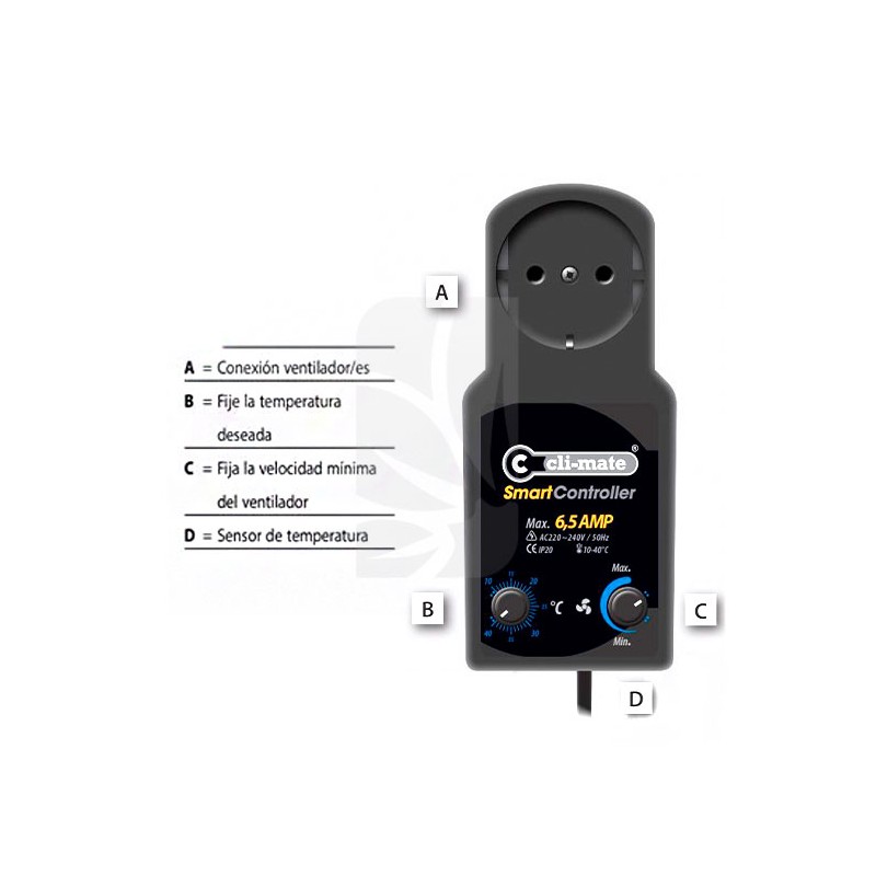 Cli-Mate Smart Controller 6,5A Controlador temperatura